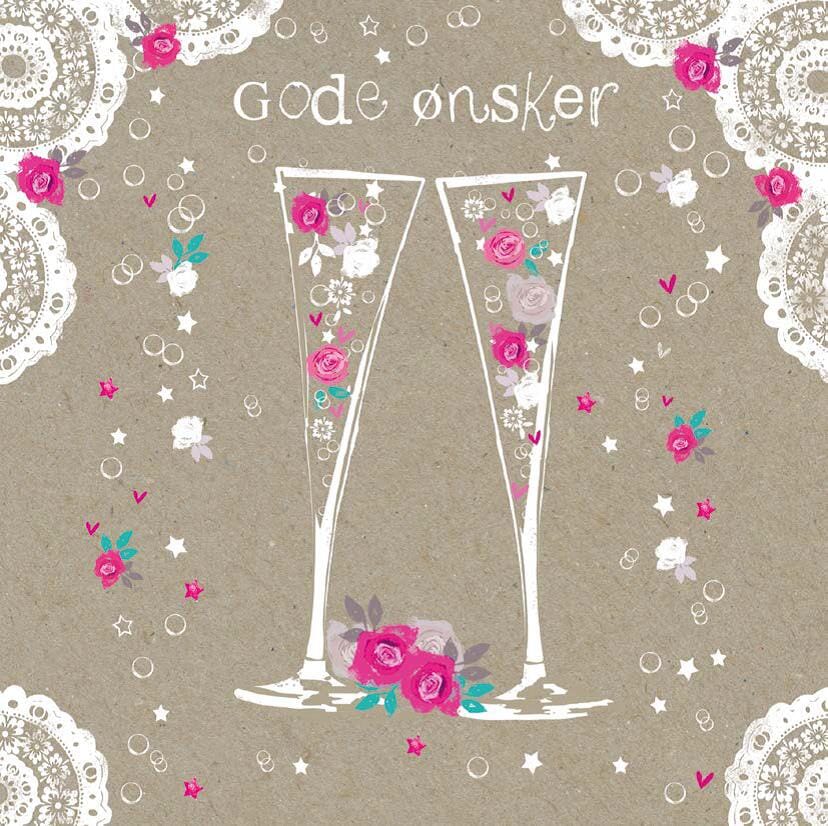 Minikort 78x78, Lace, Gode ønsker - Baltazar